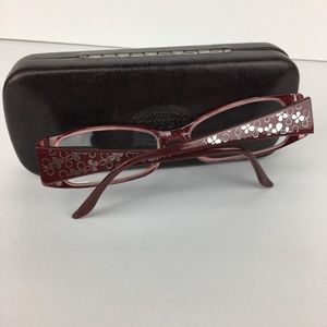 Fossil | Accessories | Fossil Floral Eyeglass Frames And Hard Case ...